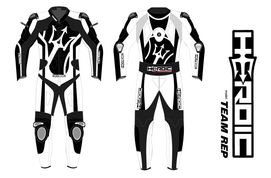 HEROIC TEAM REP Motorcycle Pro Racing Suit – HEROIC Racing Apparel
